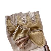 China Outdoor Sport Half Finger Hand Protection Adjustable Wrist Strap and PU/Nylon/Fiber Material for sale