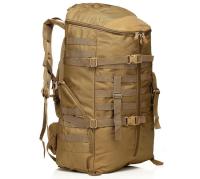 China Outdoor Training Waterproof Backpack With Molle System And Physiological Curve Back for sale