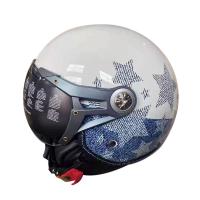 China ABS White Motorbike Helmet for Riding with/without LED Long-Lasting Performance for sale