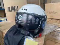 China ABS White Motorbike Helmet for Riding with/without LED Long-Lasting Performance for sale