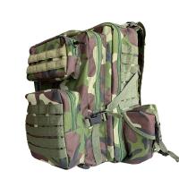 China 19*4*9cm Waterproof Hiking Survival Black Molle System Backpack for Outdoor Travel for sale