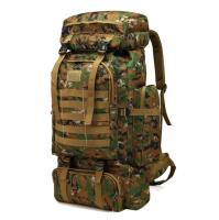 China High Strength Straps and Buckles 80L Capacity Waterproof Backpack in 900D Oxford Fabric for sale