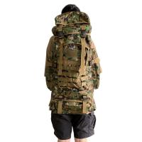 China High Strength Straps and Buckles 80L Capacity Waterproof Backpack in 900D Oxford Fabric for sale