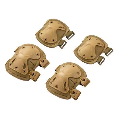 China Comfortable Protection in Sport Elbow and Knee Pads Khaki Color Black for sale