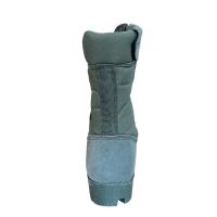 China Smashing Rubber Sole Hard Toecap Rough Suede Leather Safety Boots for Industrial Work for sale