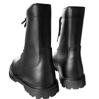 China Up-lace Long Cowhide Leather Safety Boots with Hard Toecap and Smashing Rubber Sole Size 38-47 for sale