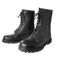 China Stylish Cowhide Leather Safety Boots with Hard Toecap and Shock-Resistant Rubber Sole for sale