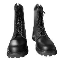 China Stylish Cowhide Leather Safety Boots with Hard Toecap and Shock-Resistant Rubber Sole for sale