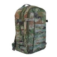 China Large Capacity Green Outdoor Travel Backpack with Interior Zipper Pocket and Cotton Lining for sale