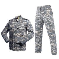 China Outdoor Hiking Work Training Clothes in Green Breathable ACU Men Camouflage Uniform for sale