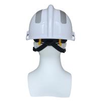 China High Security Anti Fire Control Helmet with White ABS and Curve Visor for sale