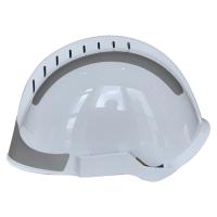 China High Security Anti Fire Control Helmet with White ABS and Curve Visor for sale