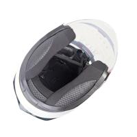 China White ABS Motorcycle Riding Helmet with Half Face PC Shield and Customizable Design for sale