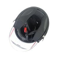 China White ABS Motorcycle Riding Helmet with Half Face PC Shield and Customizable Design for sale