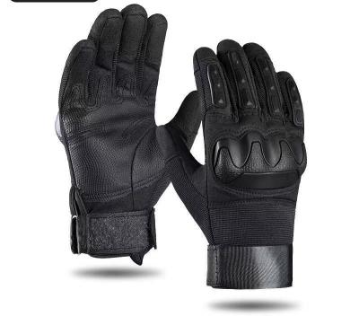 China Hard-knuckled anti-slip palm microfiber leather hand gloves with hook and loop wrist for sale