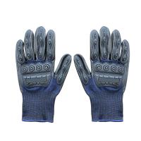 China Anti-slip Hard-knuckle Microfiber Leather Hand Gloves for Industrial Workers XXL Size for sale