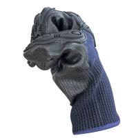 China Anti-slip Hard-knuckle Microfiber Leather Hand Gloves for Industrial Workers XXL Size for sale