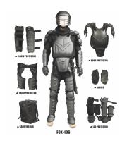 China FOX-106 Riot control gear full set fireproof suit for sale
