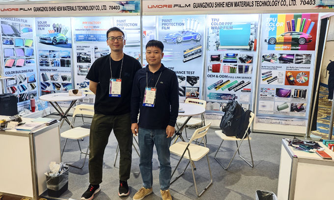 latest company news about UMORE PPF Automotive Films Shine at 2025 SEMA Show Las Vegas (Booth 70403) - Over 400 Colors TPU PPF, OEM/ODM Services   0