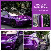 China Glossy Color PPF Film UV Stable Easy Apply Car Body Protection Film for sale