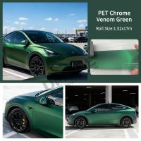 China Colorful Super Glossy Car Body Wrap Film 1.52*17m Car Wrap Film PET Color Car Wrap Vinyl Film for sale