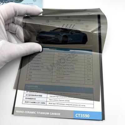 China Nano Ceramic Tint Film 2MIL Anti Scratch Solar Heat UV Protection Window Film for sale