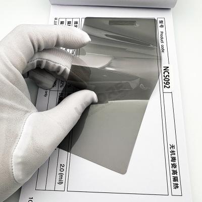 China 2mil Nano Ceramic Window Tint Film Heat Insulation HD Clear UV Rejection Window Film Anti Scratch for sale