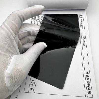 China PET Nano Ceramic Window Tint Film Anti Scratch 2mil 99% UVR Protection For Car for sale