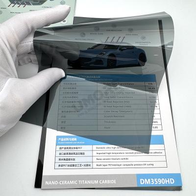 China Nano Ceramic Car Window Film High Heat Insulation Solar Control Window Tint Roll for sale