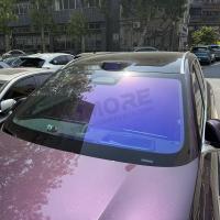 China 99% UVR Auto Window Insulation Film Chameleon Royal Purple Solar Tint PET Window Film For Car for sale