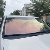 China 75% VLT Windowscreen Solar Green Window Tint Film For Cars UV Blocking Sunset Windshield for sale