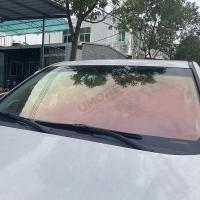 China 75% VLT Windowscreen Solar Green Window Tint Film For Cars UV Blocking Sunset Windshield for sale