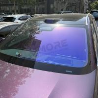 China 99% UVR Auto Window Insulation Film Chameleon Royal Purple Solar Tint PET Window Film For Car for sale
