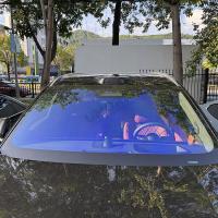 China Sunset Chameleon Tint Film 2mil UV Proof Window Film Purple Solar Colored Tint Film for sale