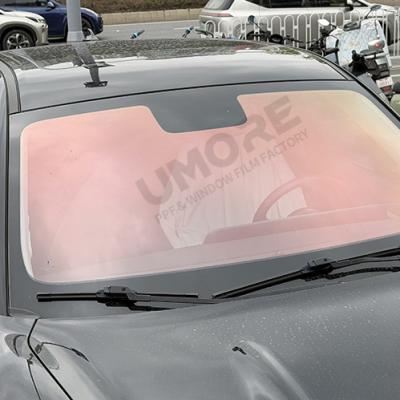 China Chameleon Red Window Tint Film High Heat Insulation UV Rejection 1.52*30m/Roll for sale