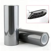 China Car Headlight UV Protection Film Black 6.5mil Photochromic PPF Headlight Film Anti Scratch for sale