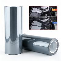 China Light Grey Car Headlight Film 7.5mil 99% UV/90% IR Rejection Self Repair Prevent Bubble for sale