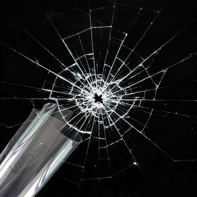 China Explosion Proof Anti Shatter Window Film 12mil 16mil Safety And Security Window Film for sale
