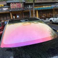 China Premium Red Chameleon Car Windshield Protection Tint Film EPU Explosion Proof Self Healing Car Window Shield Protective Films for sale
