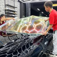 China Premium Red Chameleon Car Windshield Protection Tint Film EPU Explosion Proof Self Healing Car Window Shield Protective Films for sale