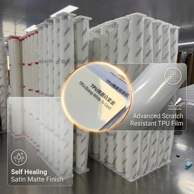 China 568+ Colors Satin Matte TPU Color PPF Paint Protection Film Color Change Film Self Healing Car Wrap Color Change PPF for sale