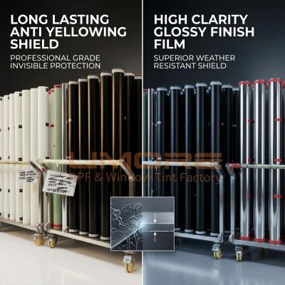 China Self Healing Paint Protection Film TPU PPF Car Paint Protection Film 7.5mil Anti Scratch Anti Yellowing for sale