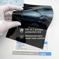 China 5% VLT Auto Window Tint Film Nano Solar Sun Heat Control PET UV Protection Anti Scratch Film Roll for sale