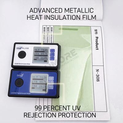 China UVR 99% Metallic Tint Film Heat Insulation UV Rejection Polarized Car Window Tint Film for sale