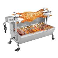 China CSA Spit Roast Gas Bbq Charcoal Barbecue Lamb Pig Gas Bbq With Spit Roaster for sale