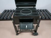 China Outdoor 24Inch Movable Foldable Charcoal Barbecue Grill With Motor for sale