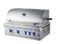 China Black Porcelain Enamel CSA Garden Gas Grill OEM Built In Bbq Gas Grill for sale