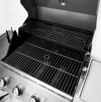 China Black Porcelain Enamel Gas BBQ Grill for sale