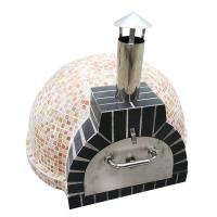 China Refractory 10 minutes Ceramic Pizza Oven 70kgs Portable Wood Burning Oven for sale