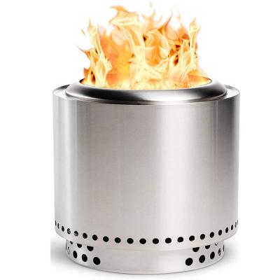 China Camping Smokeless 201 SS Portable Wood Fire Pit Outdoor for sale